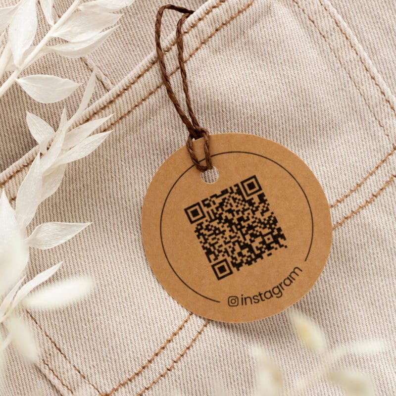 QR Code Printing - Printed Swing Tags UK
